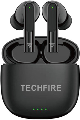 TECHFIRE Bullets 271 Earbuds with 100 HRS Playtime,(50ms Low Latency ...