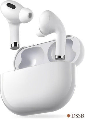 White Pro Earbuds With Baas Booster, big Battery,Bluetooth 5.0v ...