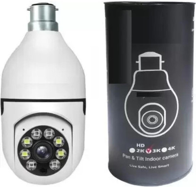 PERAMISYM WiFi CCTV Came Wireless Indoor Camera bulb shape bulb watch ...