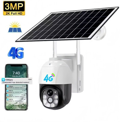 kanyansh 4G Sim Based CCTV Camera 5MP Pan Tilt Battery Powered with ...