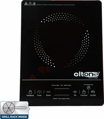 Eltons by Elton 2000 W Radiant Cooktop Touch Panel(Black, Silver ...