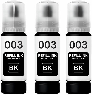 HV Cartridges 003 Black Refill Ink for L3110,L3150,L3250,L3252,L3115 ...