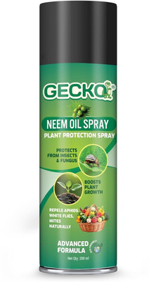 gecko Herbal Neem Oil Plant Protection Spray | Natural Insect & Fungus ...