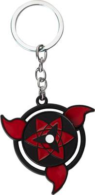 RainSound Sasuke Sharingan red Naruto Anime Spinning Key Chain - Price ...