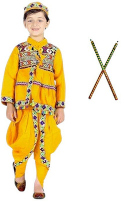 NATKHATdress Kedia costume for Boys With dandiya, Navratri, Garba Kids ...