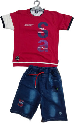 PEP KIDS Boys Casual T-shirt Shorts(Blue) Lowest Price in Online ...