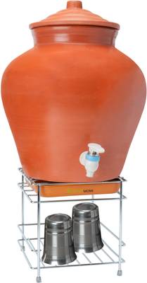 Firis Matka Kitchen Rack Steel Matka Stand, Water Pot Stand, 3 Layer ...