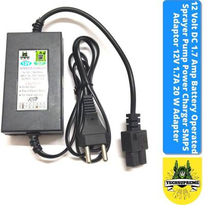 TechSupreme Spray Machine Charger (2 Pin) 12v 7.5 amp Battery Charge ...
