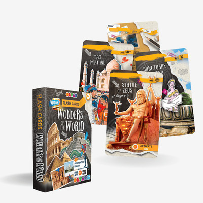 Wisdom Global Service Wow! Wonders of the World Flashcards(Multicolor) Lowest Price in Online ...