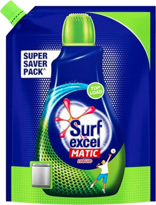 Surf excel Matic Top Load Liquid Detergent 2L Refill pouch, Remove ...
