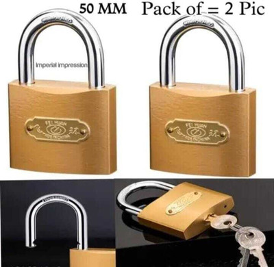 Ansh Trend SecureMax Heavy Duty Steel Safety Padlock Model 2025 Lock ...