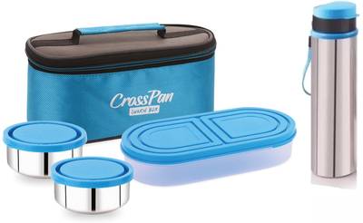 CrossPan Zenith Double Decker Stainless Steel Lunch/ Tiffin Box with ...
