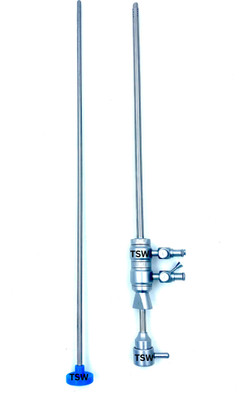 tsw Hysteroscopy Diagnostic Sheath Double Channel 4mm 330mm Surgical ...