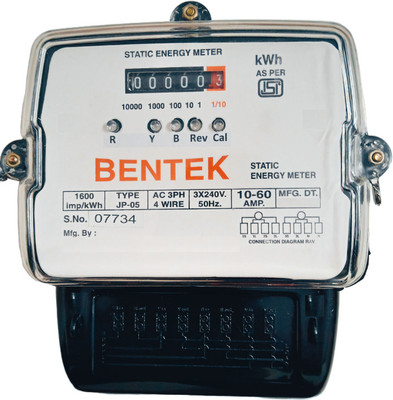 Auto Tech Three Phase Four Wire Statics Energy Meter, Submeter ...