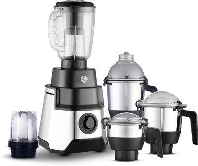 MasterChef Kitchen King MJ 02 750 W Juicer Mixer Grinder (5 Jars, Black ...