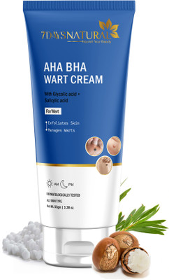 7days natural AHA BHA Wart Treatment Cream With Clear Skin 50g – Wart ...