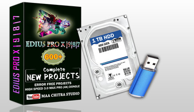 Edius Pro Wedding Projects | Edius Pro X | 9 | 8 | 7 Complete New Package 600+ Projects With 1TB ...