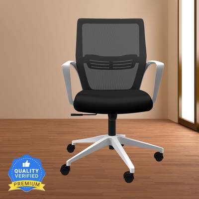 Godrej Interio Sally Mid Back Fabric Office Arm Chair - Price History