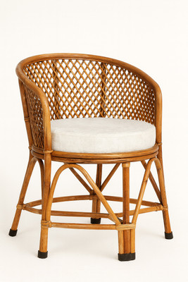 AFCane Craft Premium Handcrafted Rattan Cane Accent Chair with Soft ...