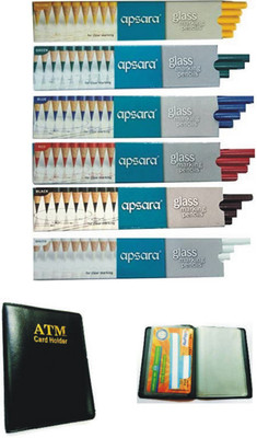 APSARA Wax Based Glass Marking Pencils in All Assorted Colours - Set of ...