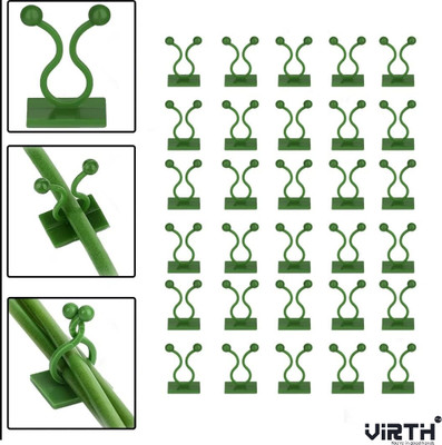 Virth Plant Climbing Wall Clips Self-Adhesive Money Plant Support Clips ...