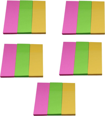 champcool Sticky Notes Mini Text Highlighter Strips(size 7.6 cm X 2.6 ...