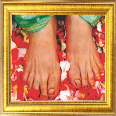 Guru Ji Charan Swaroop Poster Size 12x12 on 300gsm Photogenic Paper ...