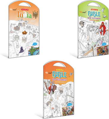 GIANT BIBLE NEW TESTAMENT COLOURING POSTER, GIANT BIBLE OLD TESTAMENT ...