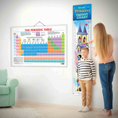Periodic Table Chart and PRINCESS HEIGHT CHART | Set of 2 charts 1 ...
