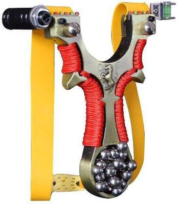 Marksman Powerful Magnetic Laser Aiming Slingshot with Two Best Flat ...
