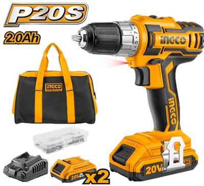 INGCO Cordless Drill machine INGCO Lithium-Ion Drill Integrated work ...
