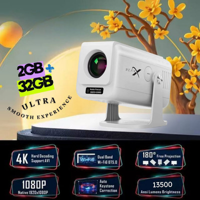 BeamX Thunder Pro 2+32GB Storage 300"Voice Assistant Autofocus 4X ...