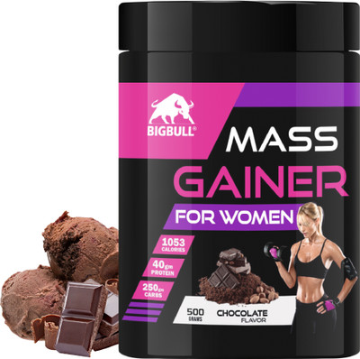 Big Bull Women Mass Gainer with 40gm Protein | High calories weight ...