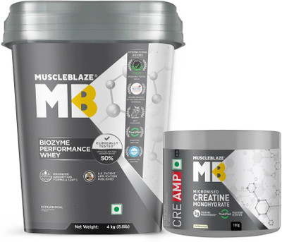 MUSCLEBLAZE Biozyme Performance Whey Protein Powder & Micronised ...