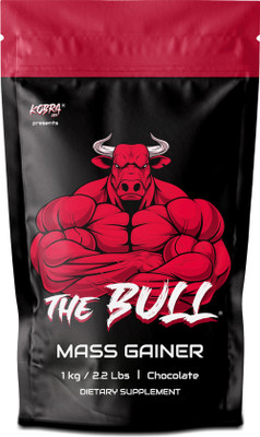 Kobra Labs The Bull Mass Gainer Weight Gainers/Mass Gainers(1 kg ...