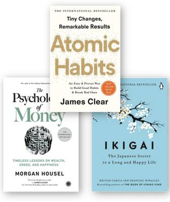 Atomic Habits+ikigai+the Psychology Of Money ( Set Of 3 Books) - Price ...