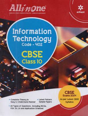 Arihant All In One Information Technology [code-402] Cbse Class-10 ...