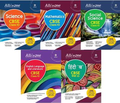 Arihant Class 10 CBSE All In One Science + Maths + SST + English + HindiB 202324/Ed For 2024 ...