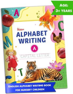 Blossom English Alphabet Writing Book (A) For Kids | Capital Letter ...