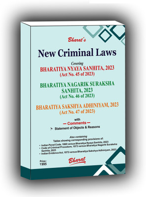 New Criminal Laws Covering Bhartiya Nyaya Sanhita, Nagrik Suraksha ...