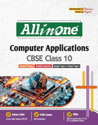 CBSE All In One Computer Applications Class 10 Exam 2025-26 | Practice ...