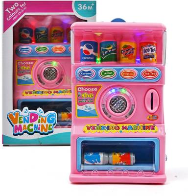 VikriDa Fully Functional Talking Vending Machine Toy for Kids - Pink ...