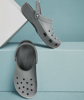 CROCS Classic Men Clogs(Grey , 5) Lowest Price in Online , India ...