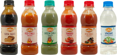 Fruvanta Catchup/Sauce Combo Soya,Red and Green chilli,tomato,vinegar ...