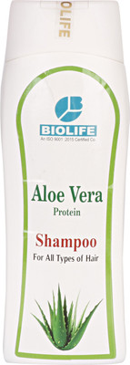 BIOLIFE ALOE VERA (PROTEIN SHAMPOO) pack of 2(1000 ml) Lowest Price in ...
