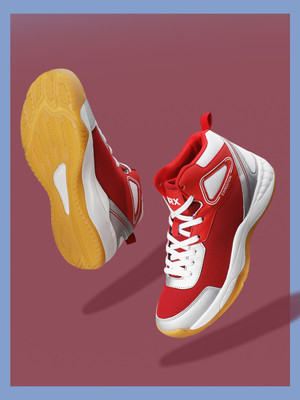 HRX by Hrithik Roshan HRX Rebound Basketball Shoes For Men(Red) Lowest ...
