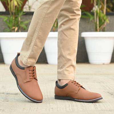 Averatto Tan Office Wear & Party Wear Semi Formal shoe for Mens (A9903 ...