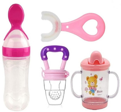 Tastan Infant Food Nibbler Teething Toy Feeding Pacifier and Plastic ...
