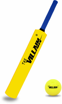 The Villain Bat_Ball_Combo PVC/Plastic Cricket Bat For 15+ Yrs(0.45 kg ...