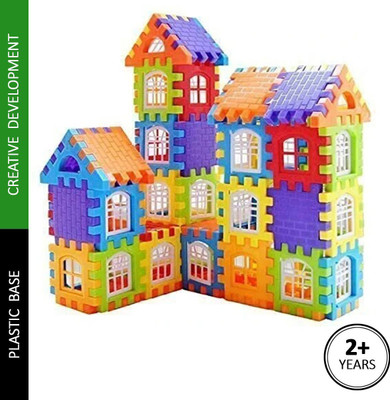 funspot Happy Home Building Blocks for kids, toys(Multicolor) - PaisaWapas